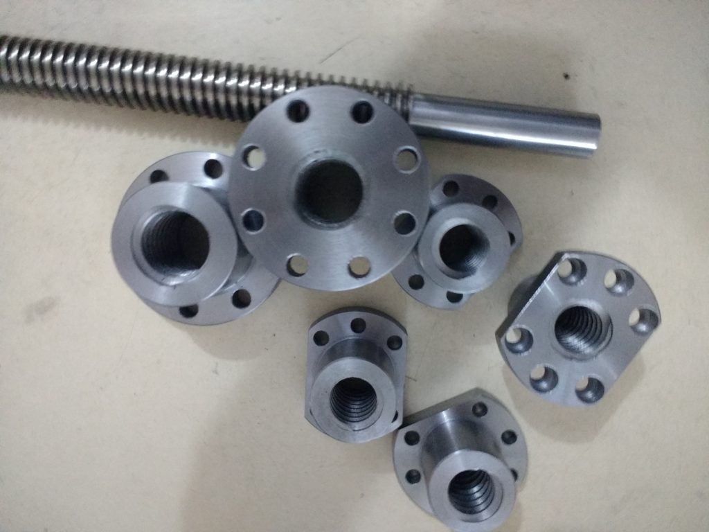 Porcas de rosca Trapezoidal para fusos- rosca direita e esquerda ...